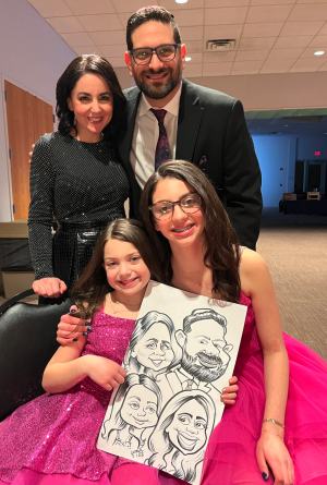 Annie Fine Celebrates her Bat Mirzvah with Caricatures by Ellen ...